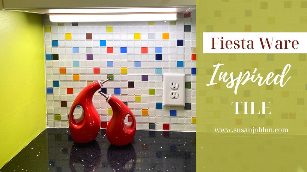 Fiesta Ware Inspired Tile – Susan Jablon